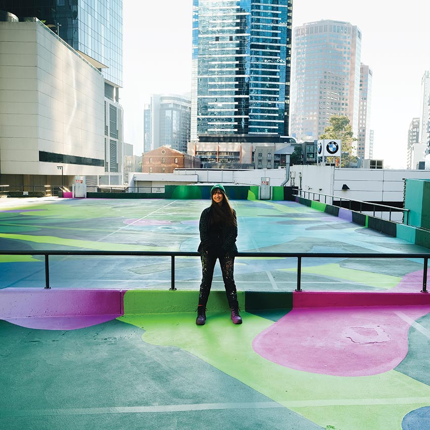 Biophilic oasis mural by George Rose on future STH BNK By Beulah site ...